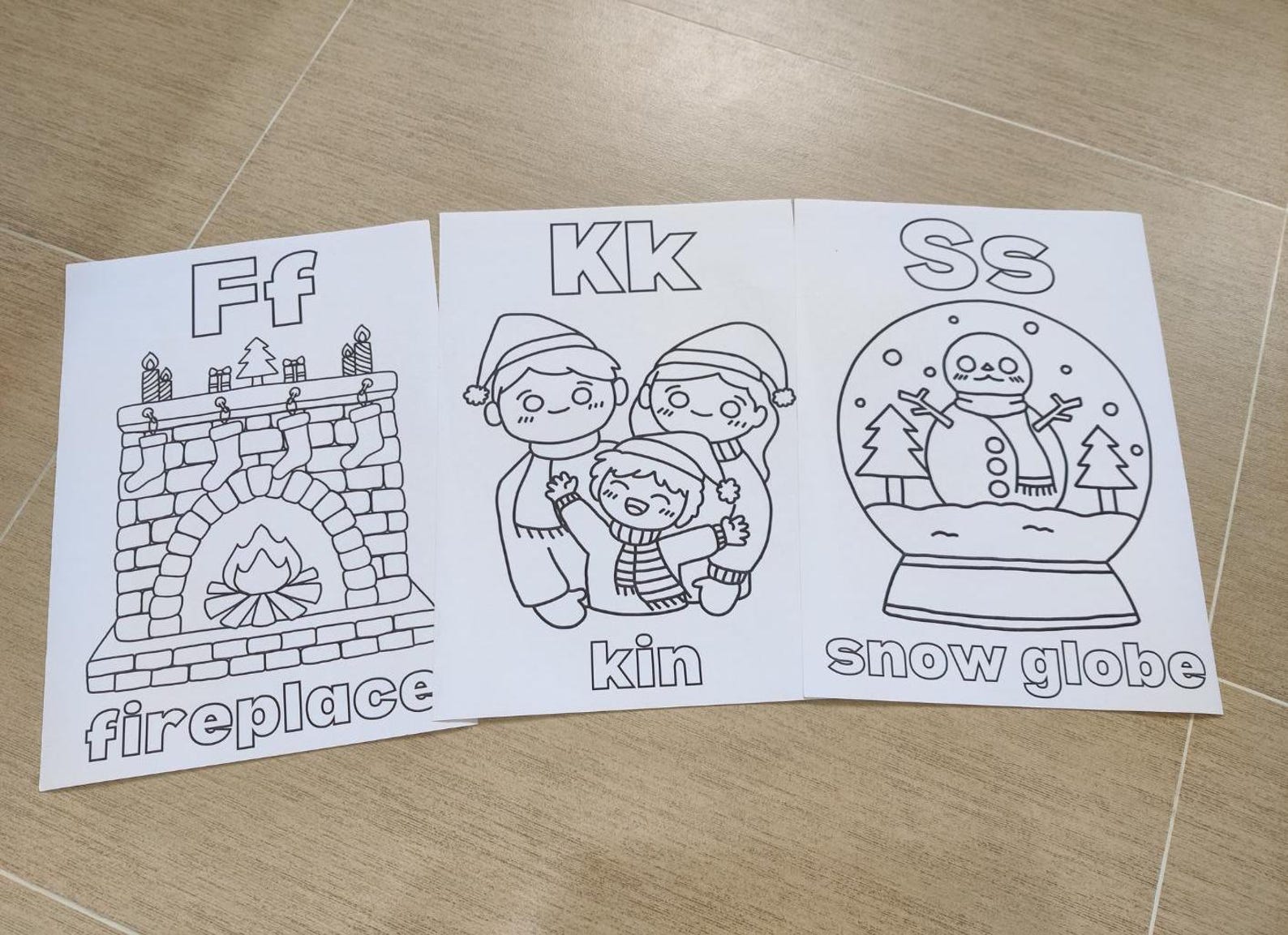 26 Christmas Alphabet Coloring Pages | Preschool Coloring Sheets | Xmas ...