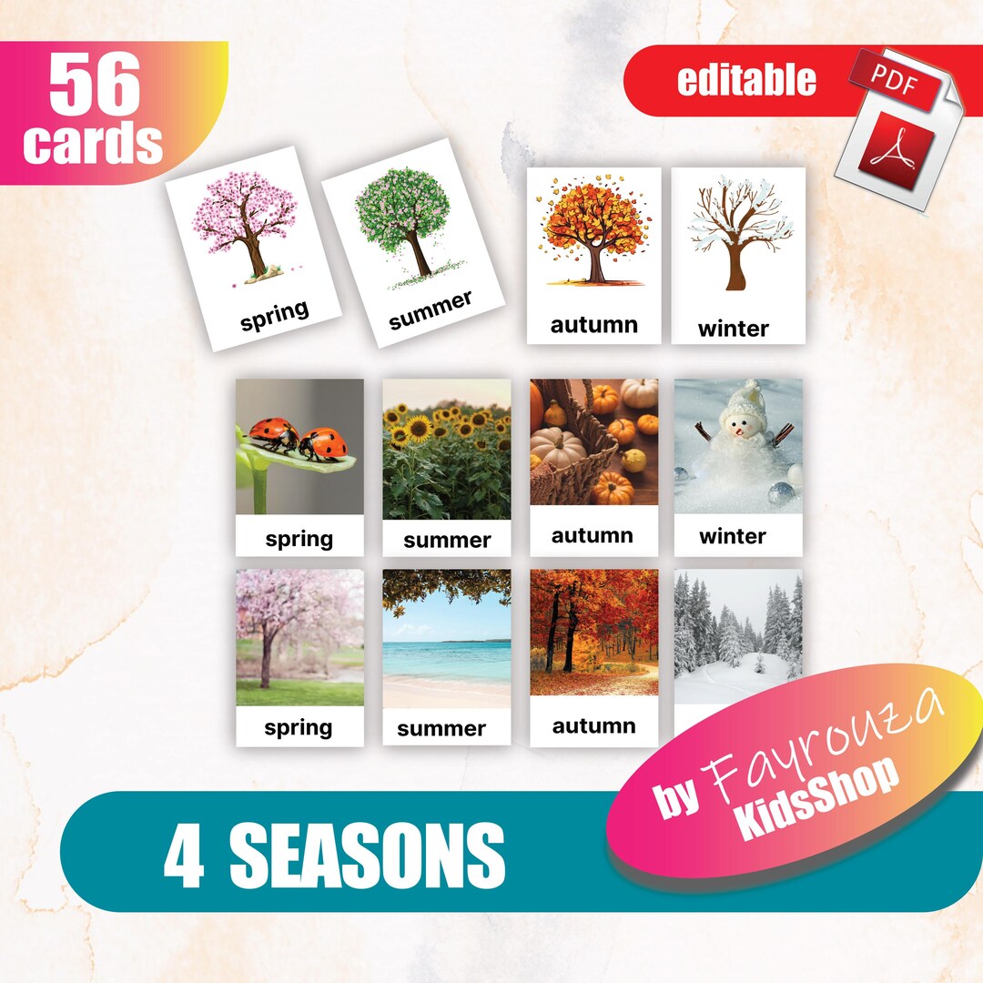 Four Season Nomenclature - Etsy