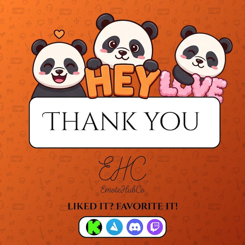 Animated Panda Emotes Mega Bundle for Twitch Discord Kick (GIF Files ...