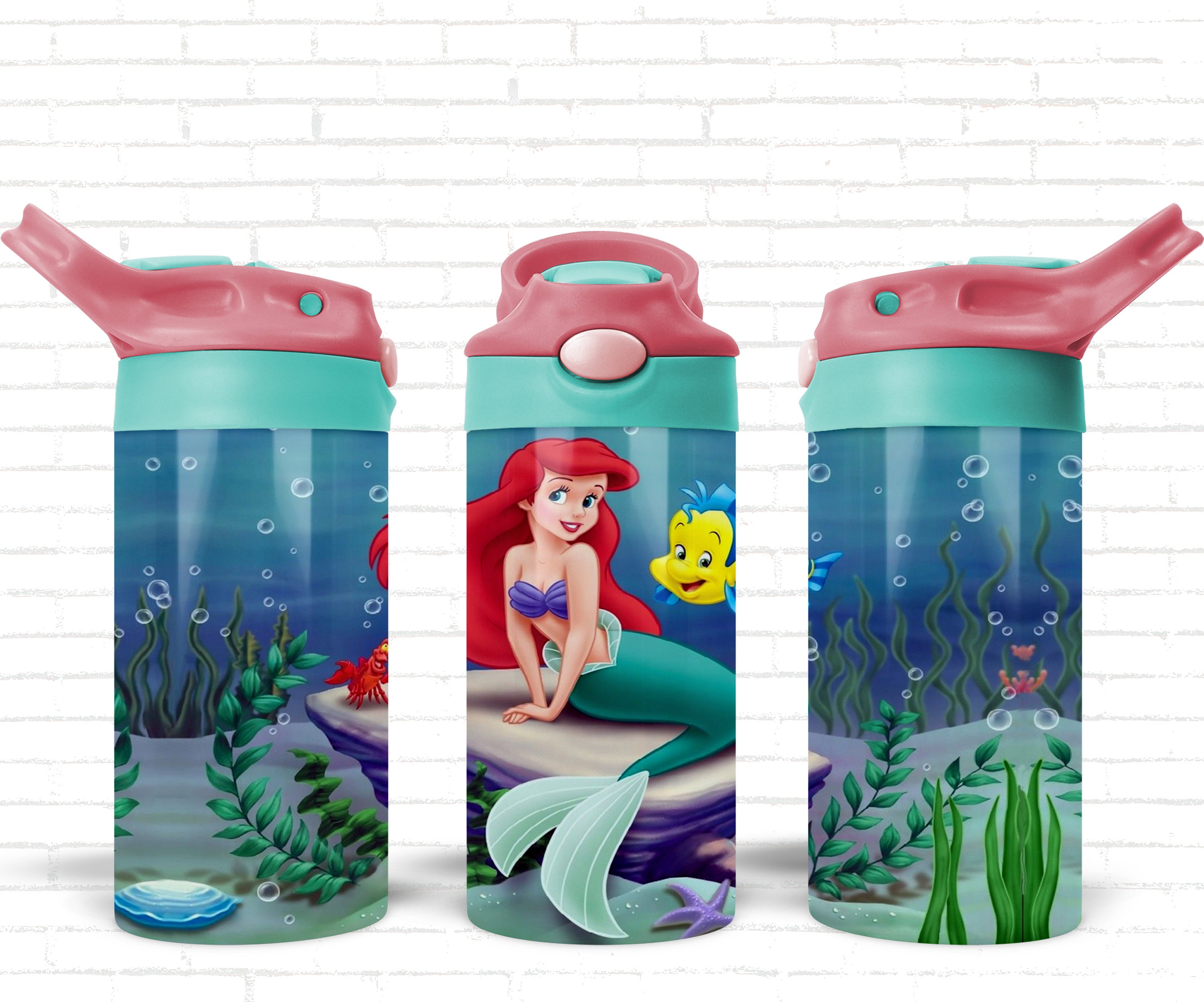 12oz Sippy Kid Cup, Little Mermaid Kid Cup, Straight Sided Kid Cup ...