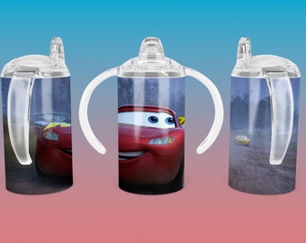 Cars Boy Sippy Cup, Cars Digital Design, PNG Sublimation, 12oz Straight ...