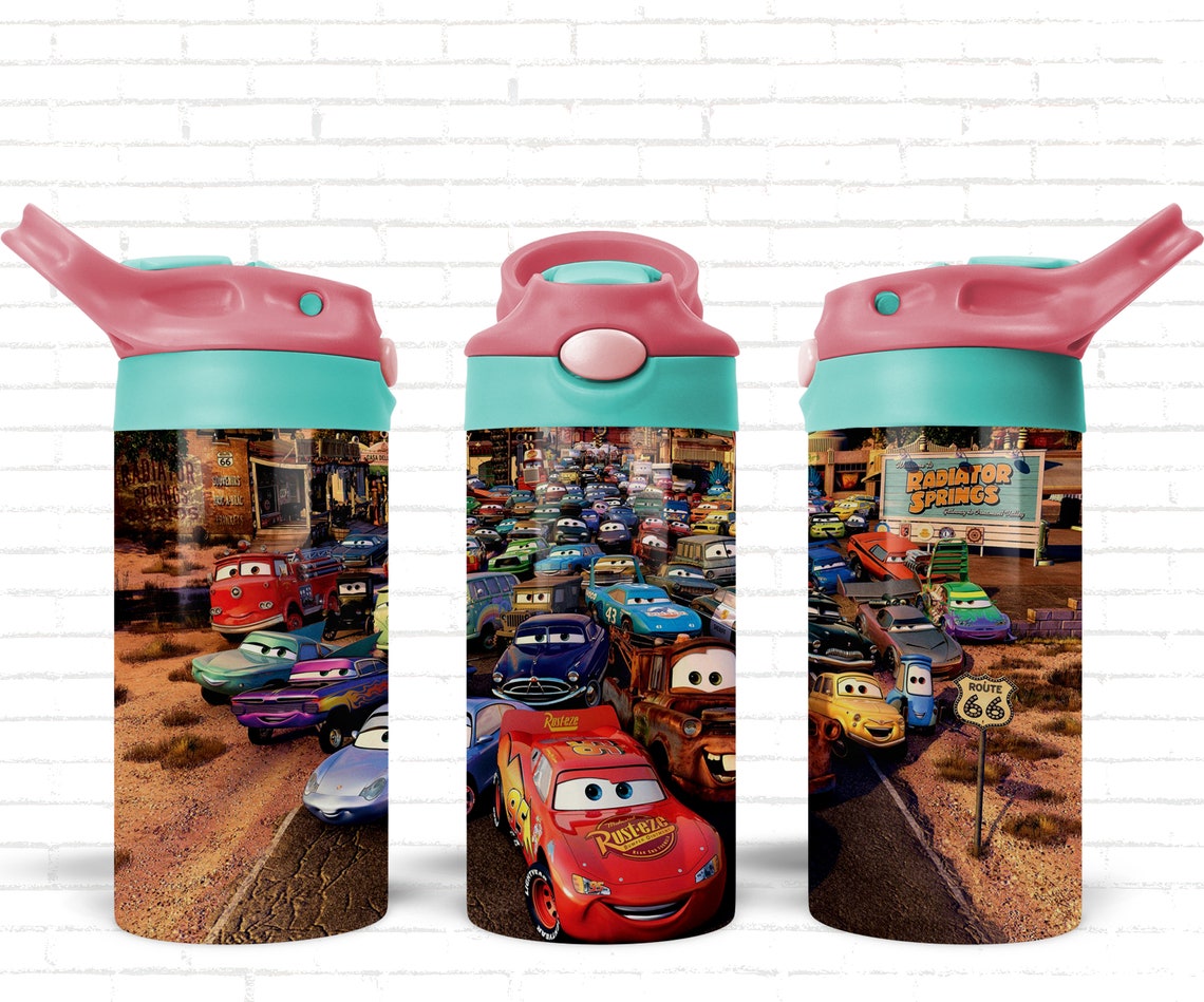 12oz Sippy Kid Cup, Cars Kid Cup, Straight Sided Kid Cup, Cars Sippy ...