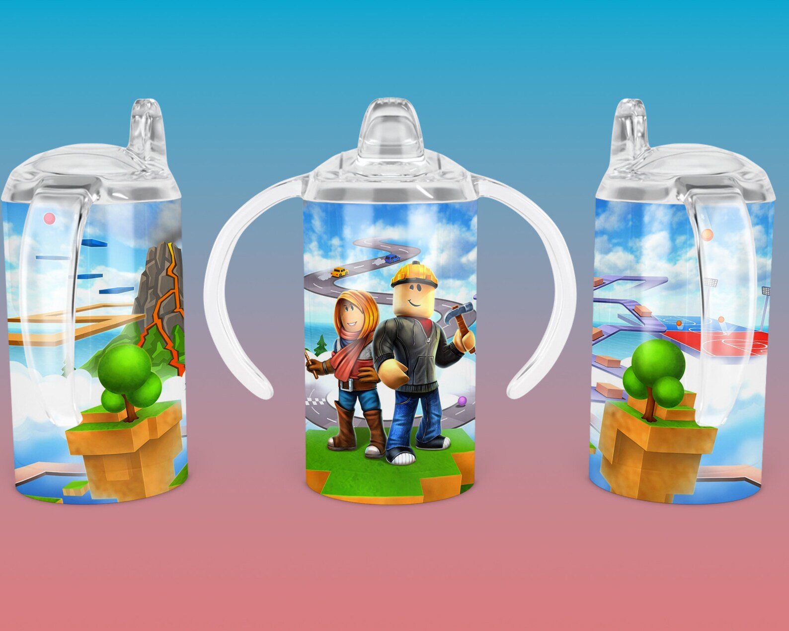Roblox Boy Sippy Cup, Roblox Digital Design, PNG Sublimation, 12oz ...