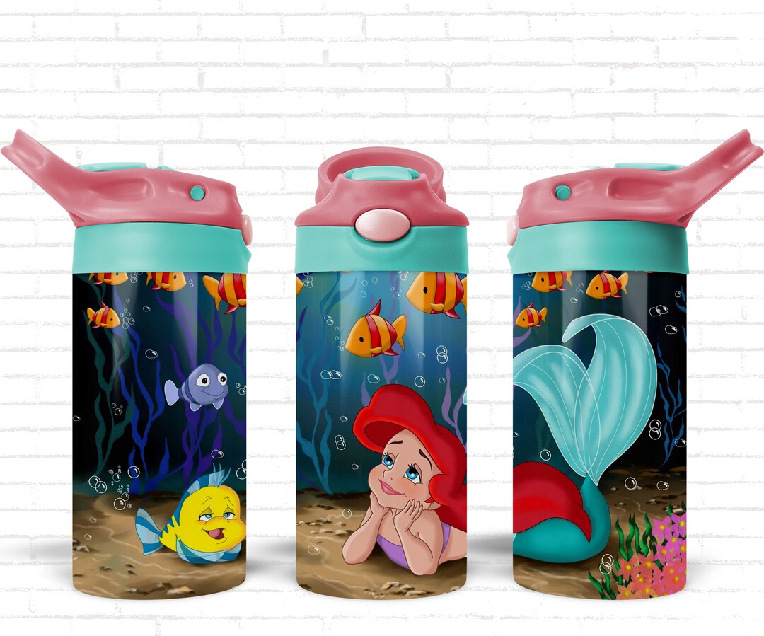 12oz Sippy Kid Cup, Little Mermaid Kid Cup, Straight Sided Kid Cup ...