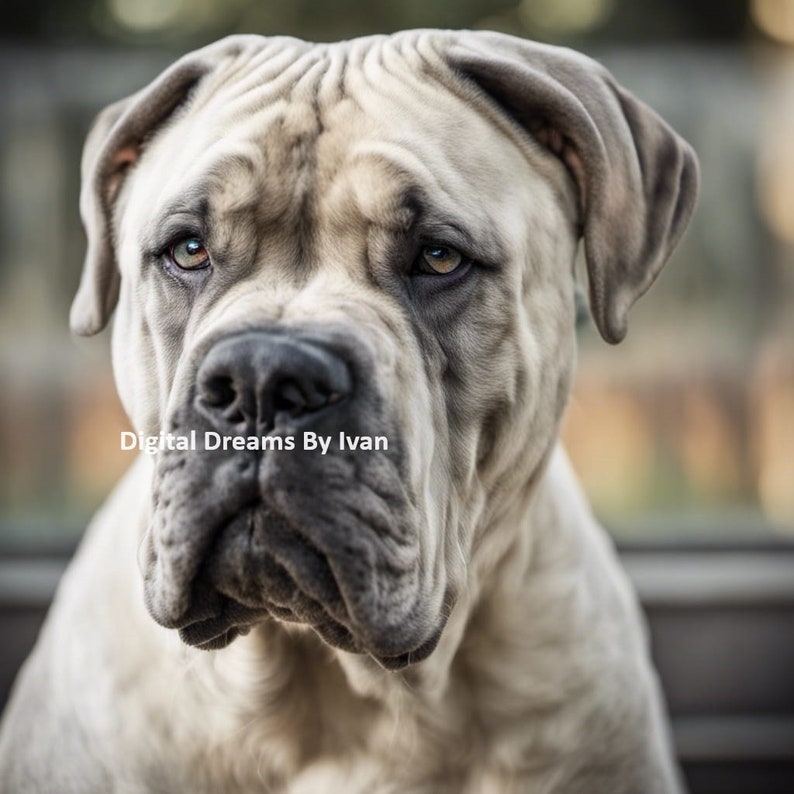 Black/white Cane Corso - Etsy