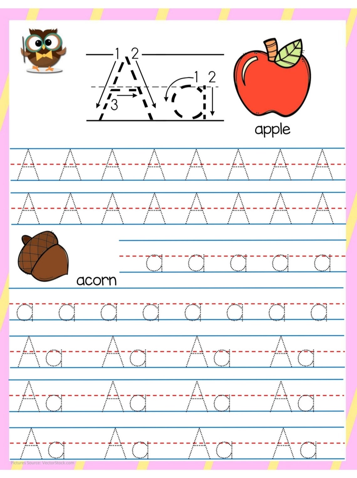 My Preschool Reading and Writing Alphabet Workbook With Some ...