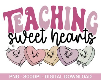 Teaching Sweethearts Png, Teacher Valentine Png, Valentine Png, Teacher ...