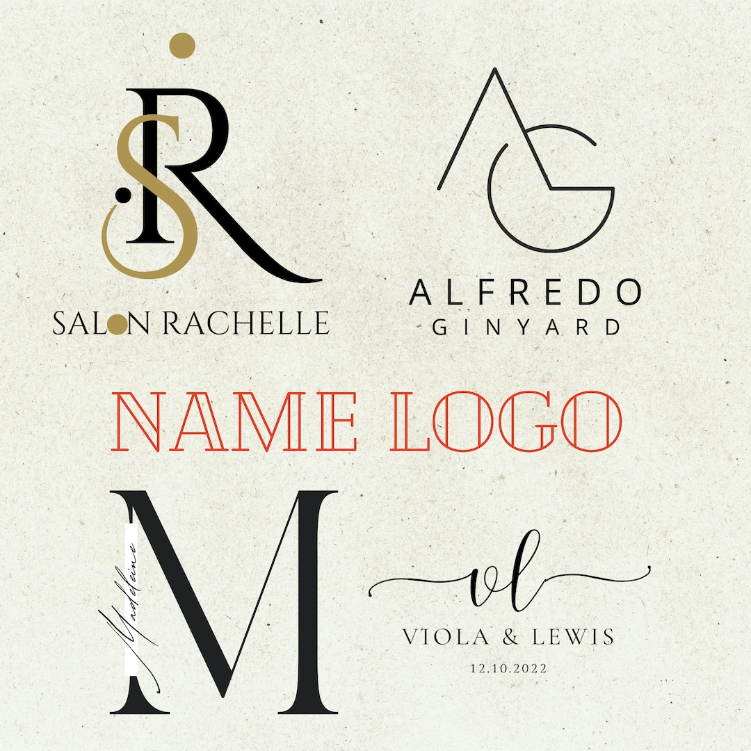 Name Logo Color Logo Hand Drawing Logo Personalized Logo - Etsy