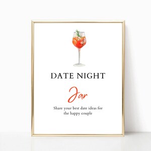 10 Aperol Spritz Bridal Shower Signs Template Printable Love at First ...