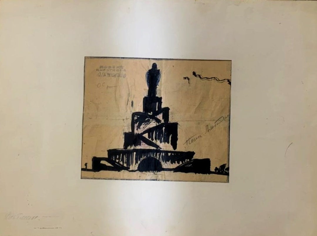 Nathan Isaevich Altman, Lenin's Monument Sketch, 1924 - Etsy