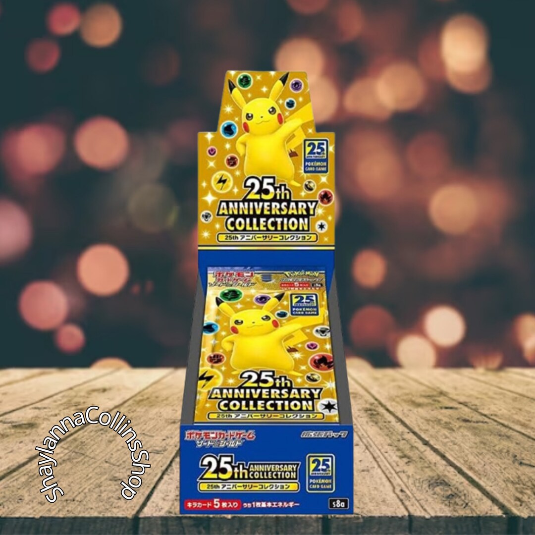 25th Anniversary Collection Booster Box No Promo Card Pack for Card ...
