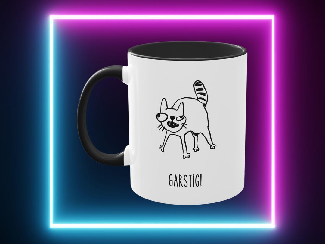 Office Mug - Grumpy Cat Design, Small Gift for Cat Lovers and ...