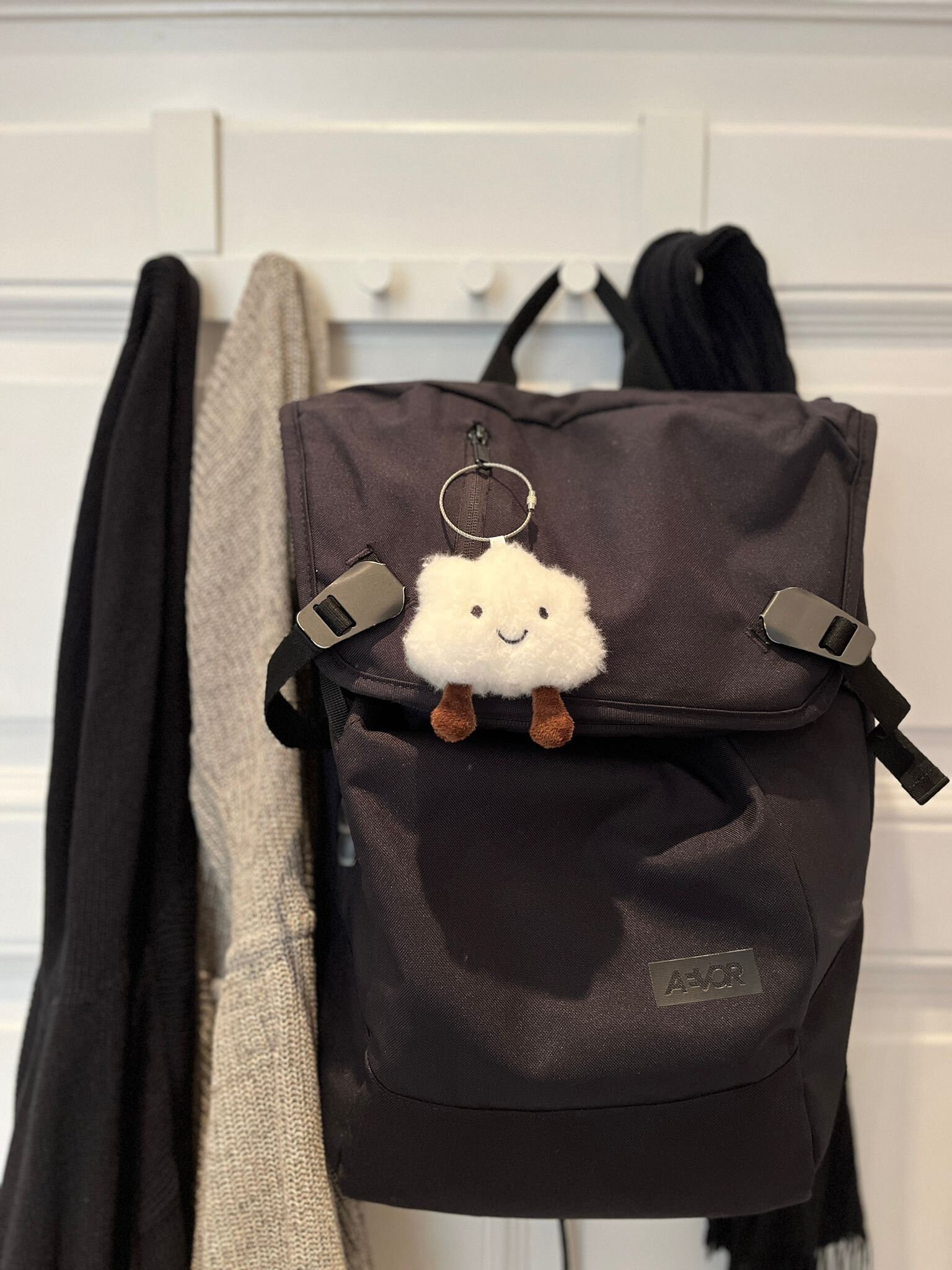 Cute Keychain - Super Fluffy Plush Cloud, Adorable and Unique Charm for ...