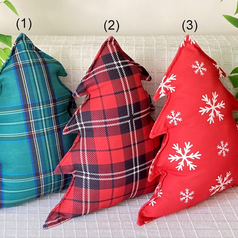Christmas Tree Shaped Pillow - Etsy