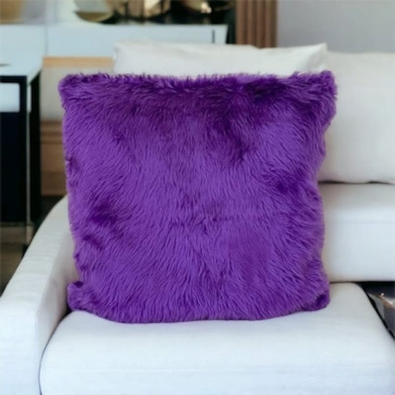 Red Purple Pillow - Etsy