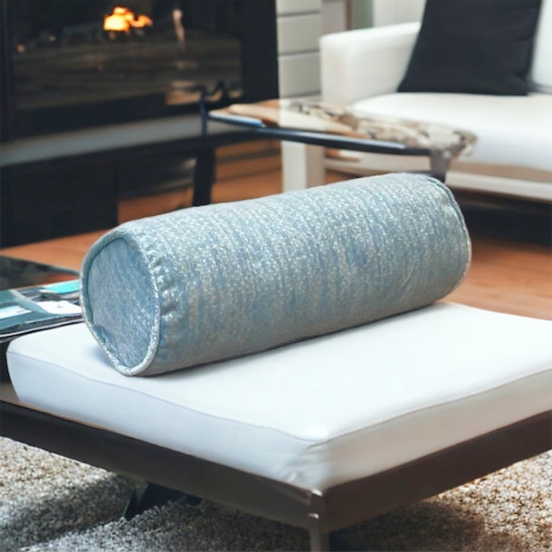 Blue Bolster Pillow - Etsy