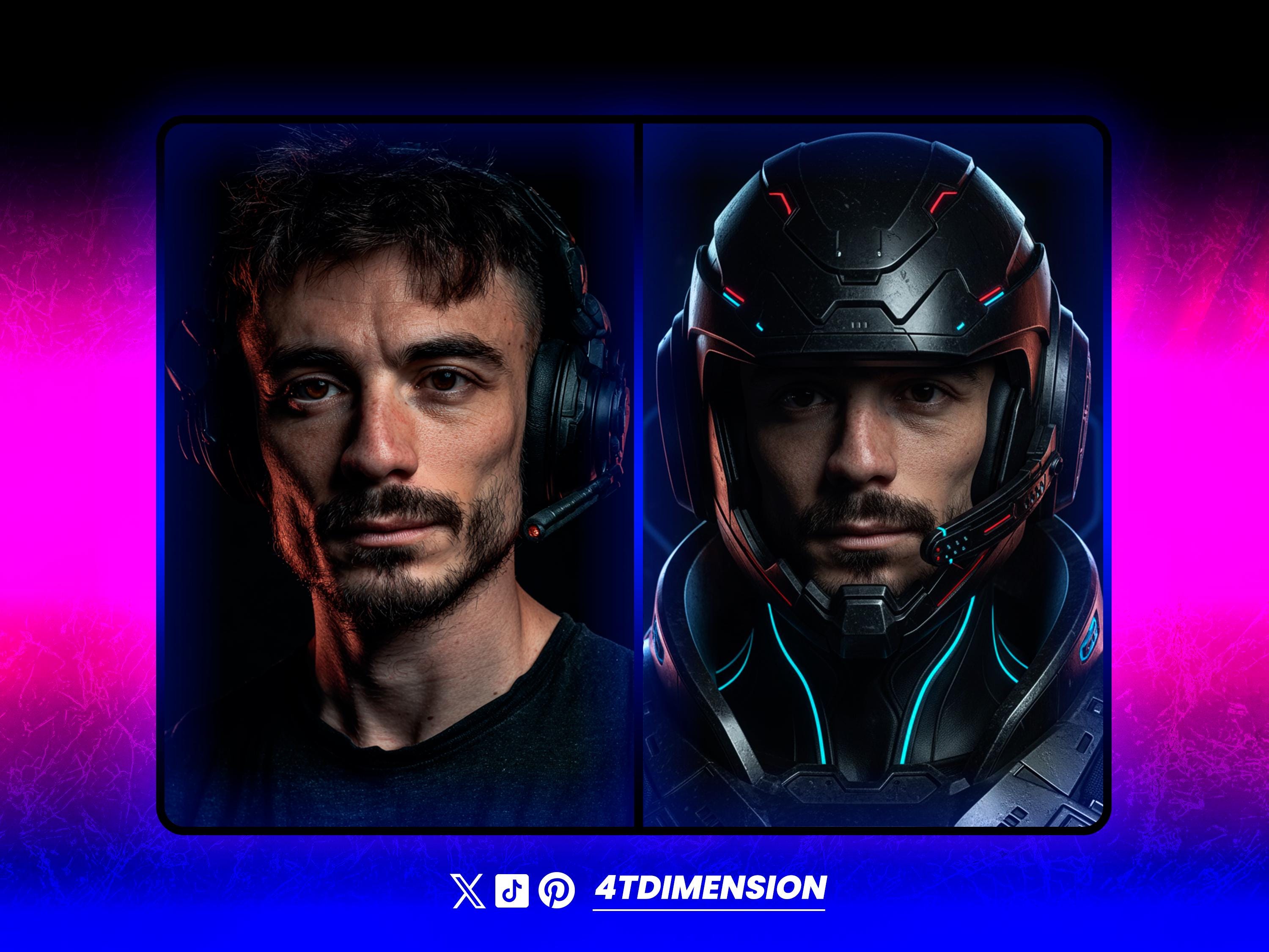 Custom Gamer Avatar From Photo, Cartoon Style Character Logo, Digital ...