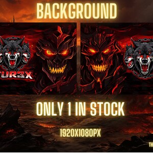 Logo Unique Cancerberus Dog Red & Black One Buyer Only Digital Download ...