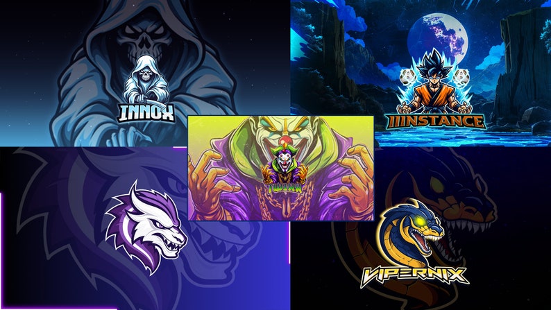 Custom Logo Design, Twitch, Kick, Youtube, Banner, E-sport, Mascot Logo ...
