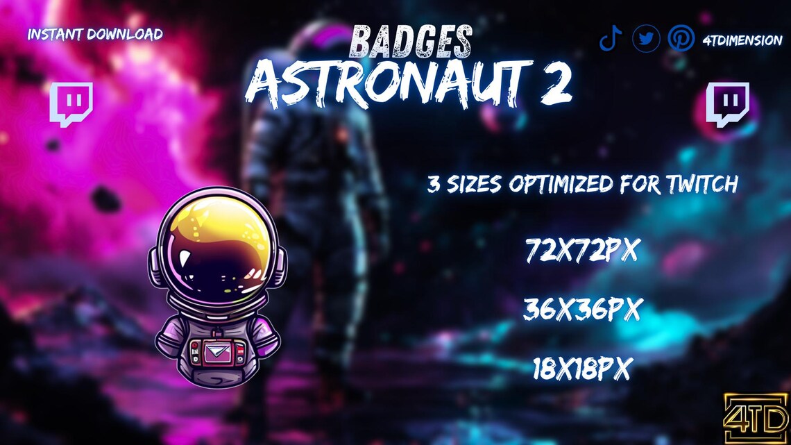 Astro Sub Badges, Space Sub Badges, Space Bagdes, Astronaut Bit Badges ...