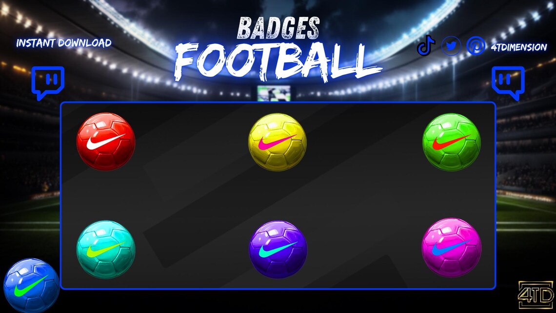 Football Sub Badges, Contraction Sub Badges, Contraction Badges, Bit ...