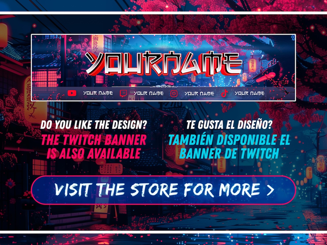 Anime Style Twitch Panels, Set of 35 PNG Buttons for Streamers ...
