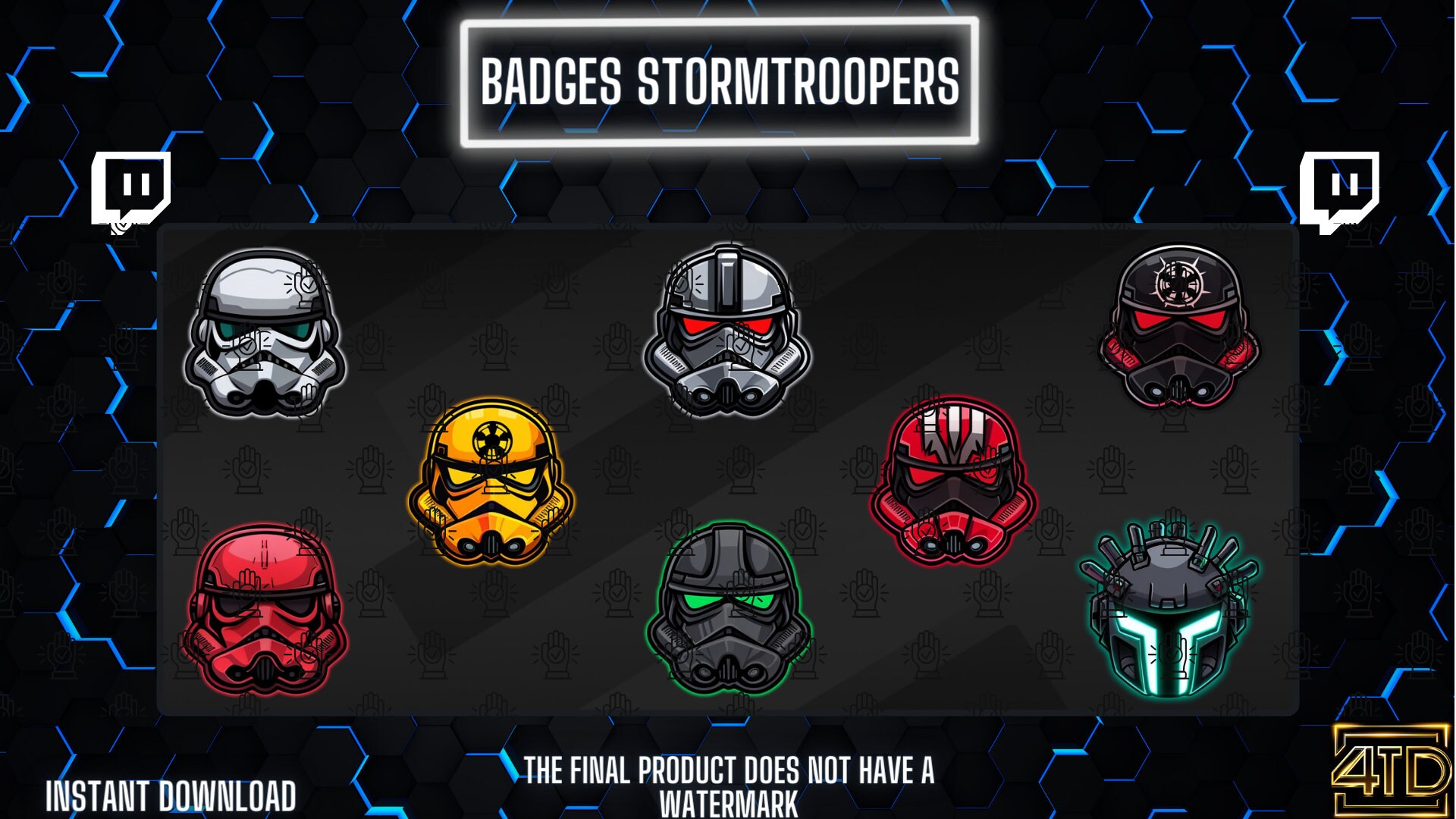 Sub Badges Stormtroopers / Badges Star Wars / Bagdes War Clon / Bits ...