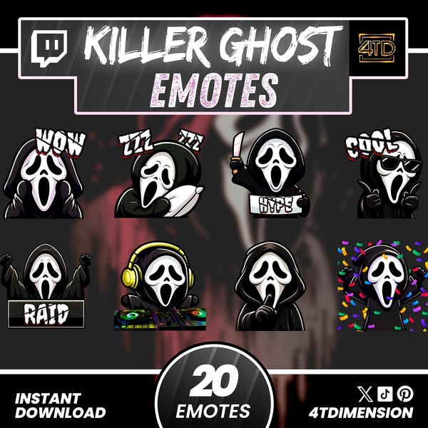 Emojis Ghosts - Etsy