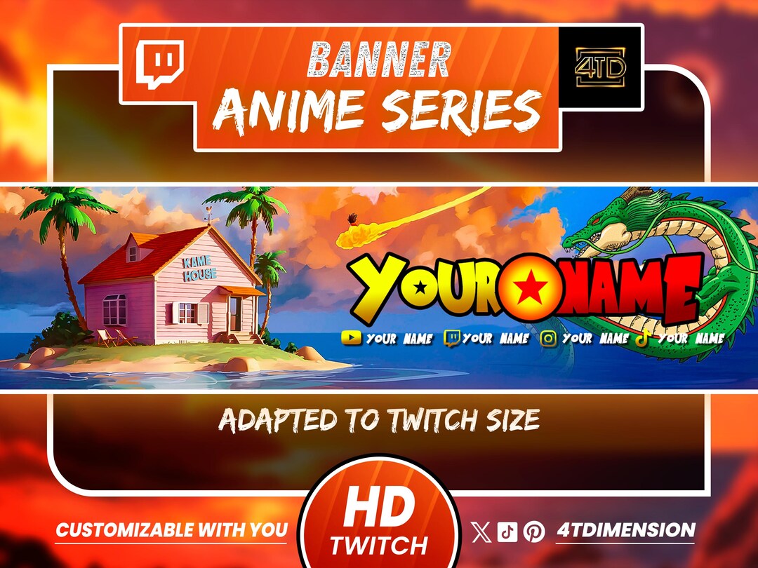 Twitch Anime Banner, Gaming Banner, Banner Gamer, Anime Banner, Banner ...