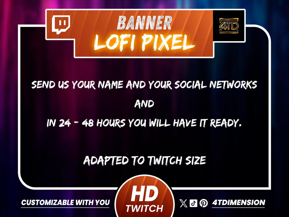 Twitch Pixel Lofi Banner, Gaming Banner, Banner Gamer,anime Banner ...