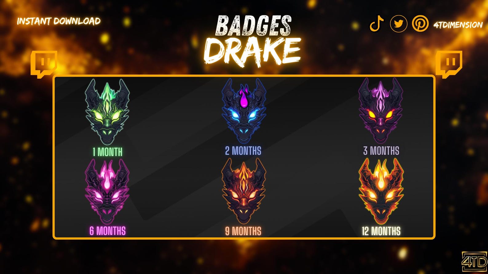 Dragon Sub Badges / Drake Sub Badges / Dragon Bagdes / Dragons Bit ...