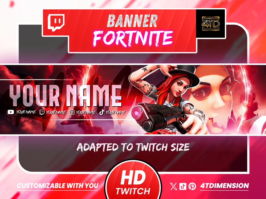 Twitch Fornite Mafia Banner, Gaming Banner, Banner Gamer, Streaming ...