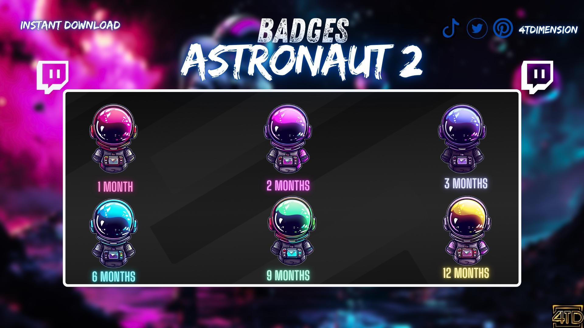 Astro Sub Badges, Space Sub Badges, Space Bagdes, Astronaut Bit Badges ...