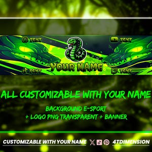 Unique Twitch Cobra Logo, Gaming Logo, Logo Design, Mascot Logo ...