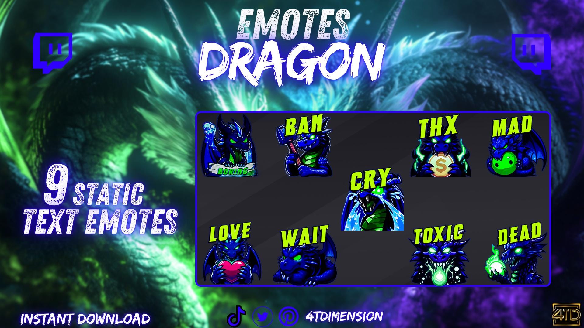 Emotes Drake for Twitch, Twitch Cute Emote Collection, Twitch Emotes ...