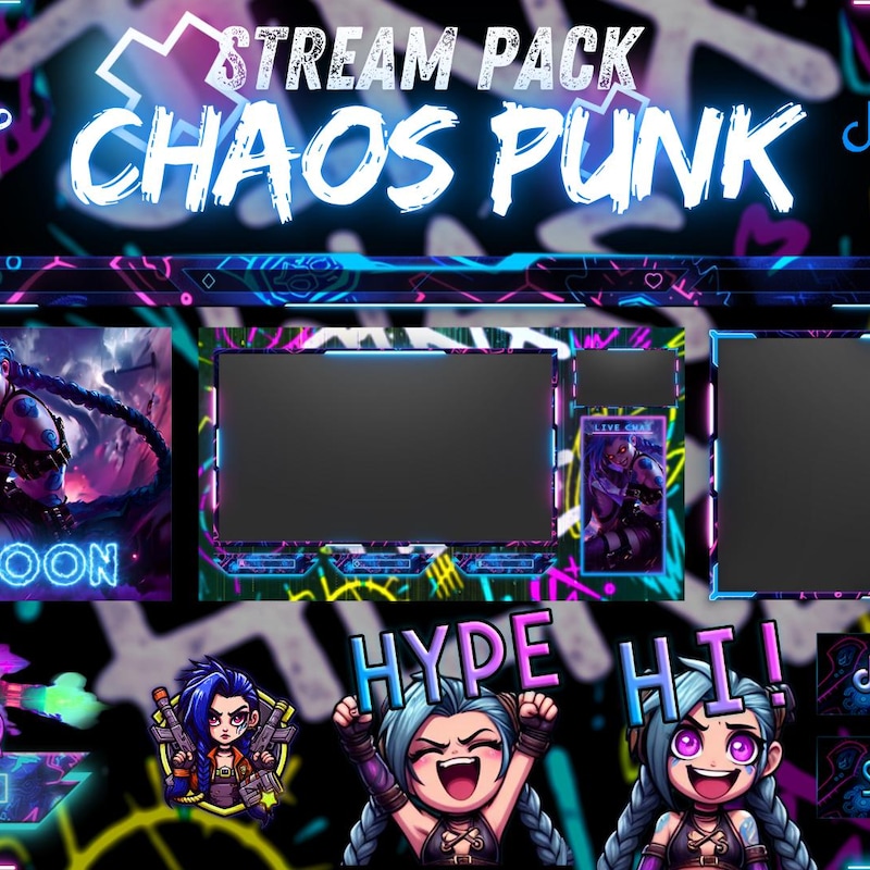 Jinx Stream Youtube - Etsy UK