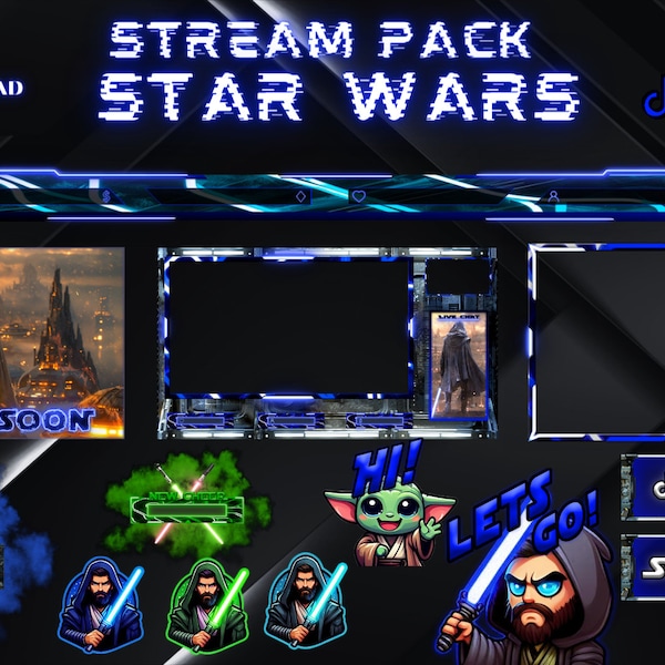 Widescreen Twitch Overlay - Etsy