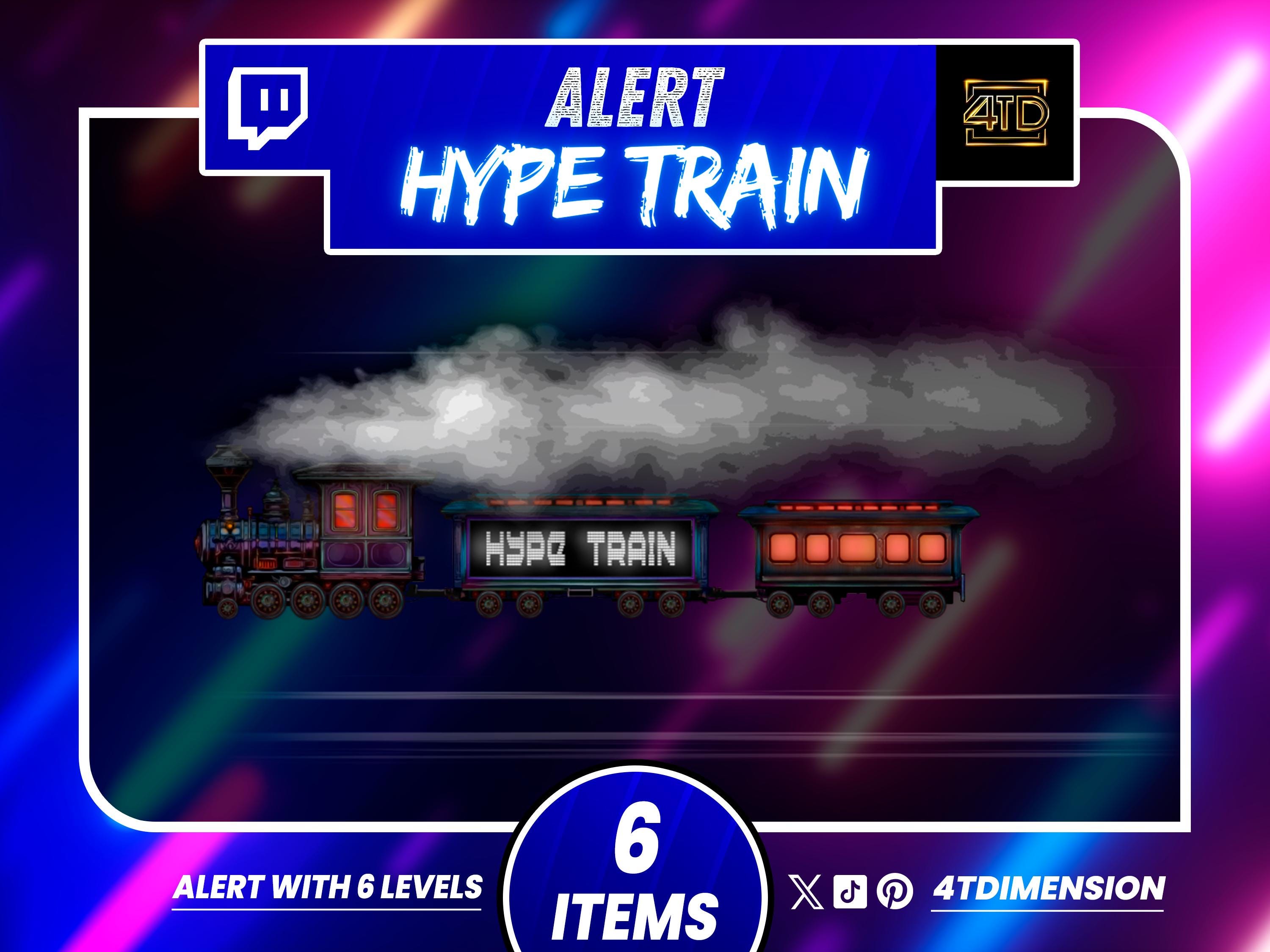 Twitch Alerts, Animated Hype Train Alerts, Animated Twitch Alerts ...