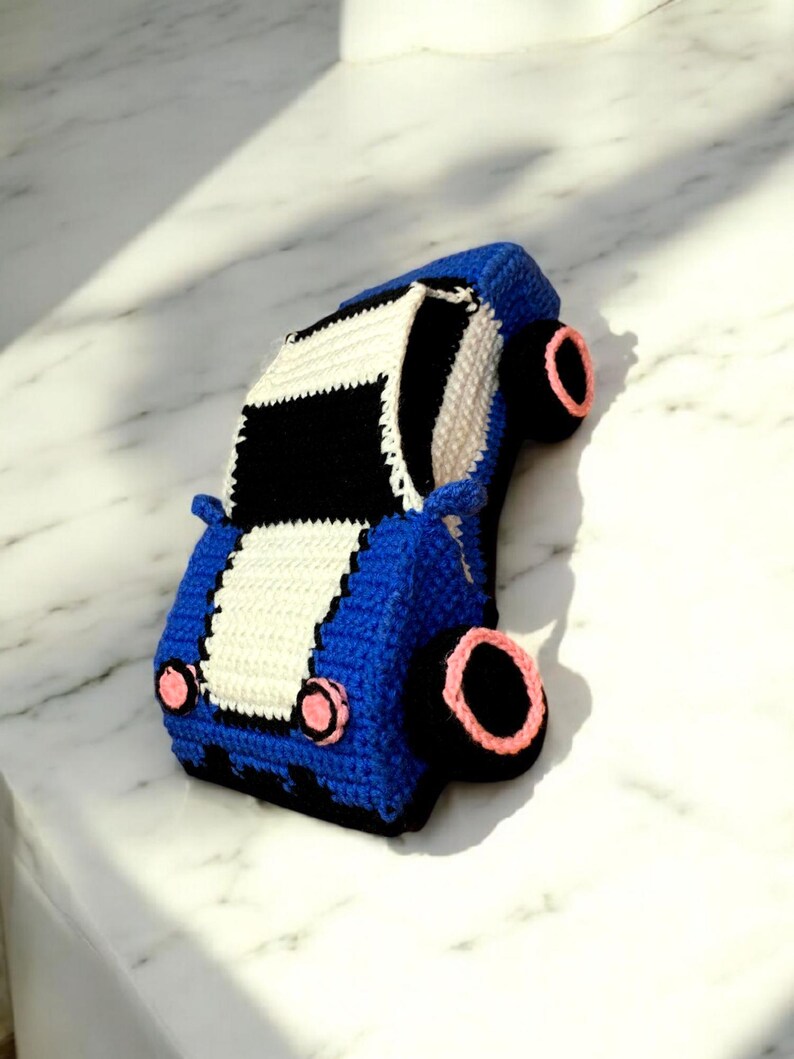 Sports Car Crochet Pattern PDF Race Car Amigurumi Pattern Luxury ...