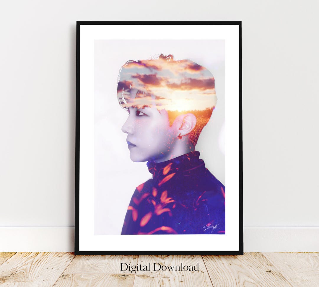 J-hope Digital Download Poster BTS Fan Art K-pop Wall Art J-hope ...