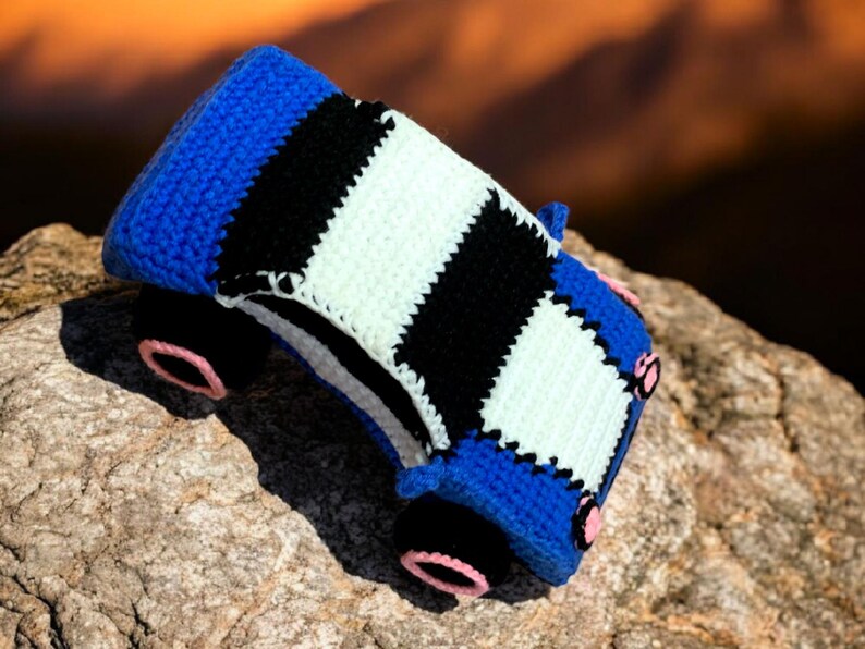 Sports Car Crochet Pattern PDF Race Car Amigurumi Pattern Luxury ...