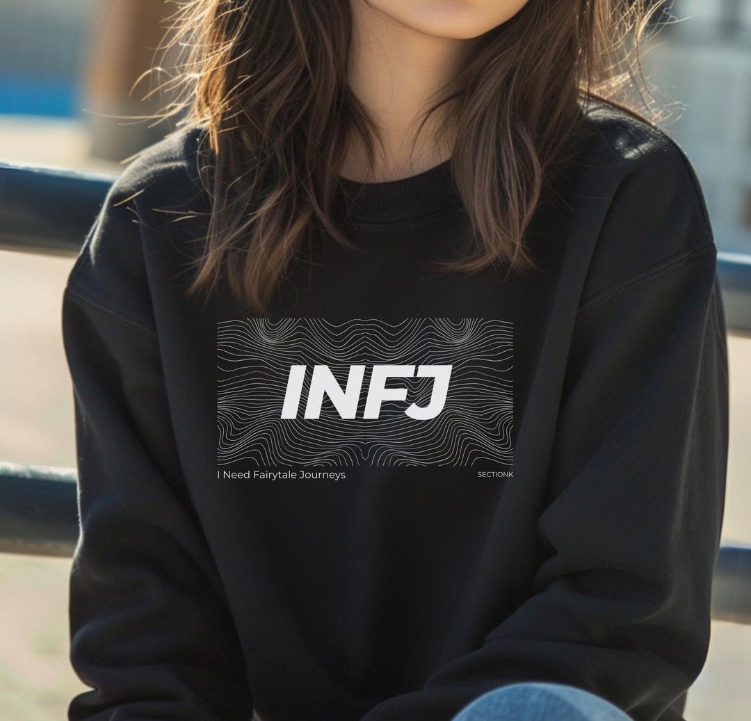 INFJ Sweatshirt, MBTI Sweater, Myers Briggs Gift, Introvert Jumper ...