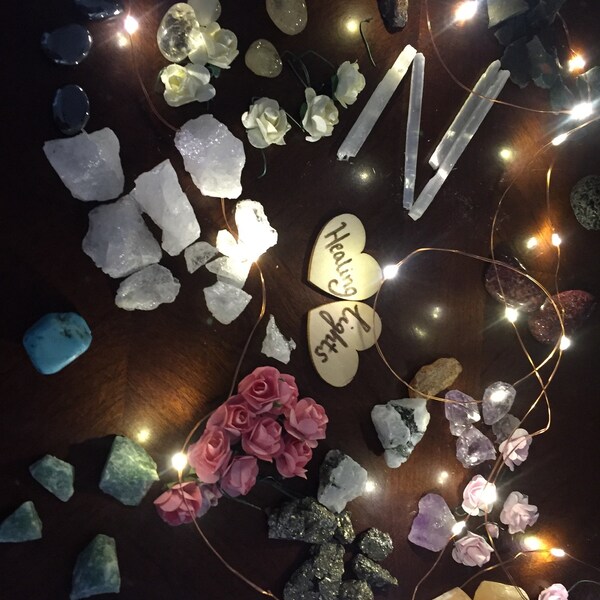 Crystal Healing Lights - Etsy