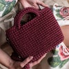 Rose Crochet Bag Pattern and Step-by-step Video Tutorial, Crochet ...