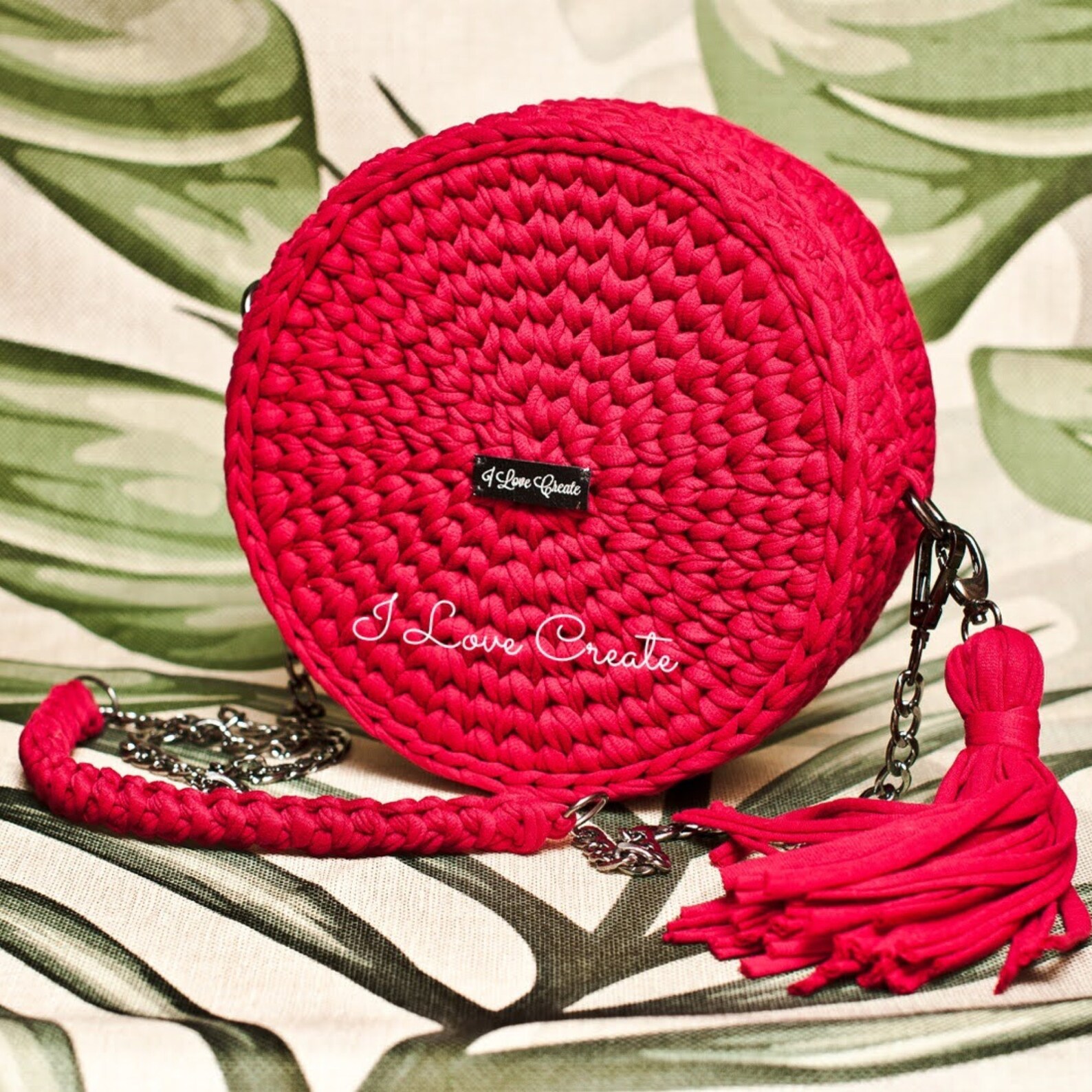 Crochet Bag Pattern Bali Bag Video Tutorial, Crochet Circle Bag Pattern ...