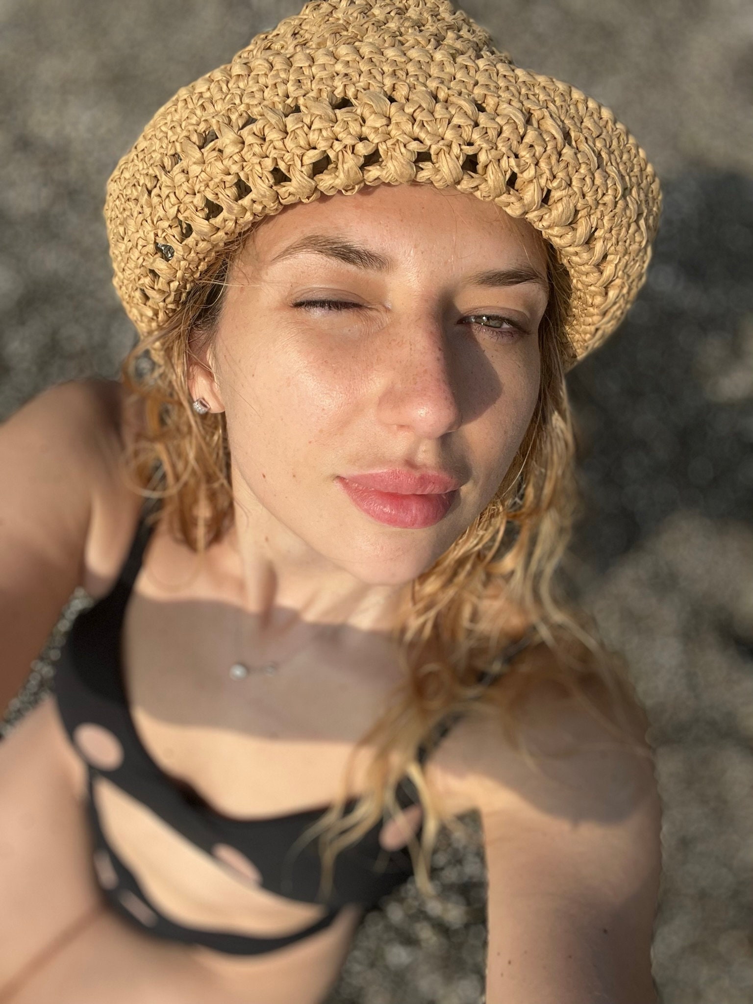 Crochet Bucket Hat Pattern, Raffia Bucket Hat Pattern With Video Tutorial Step-by-step, Summer ...