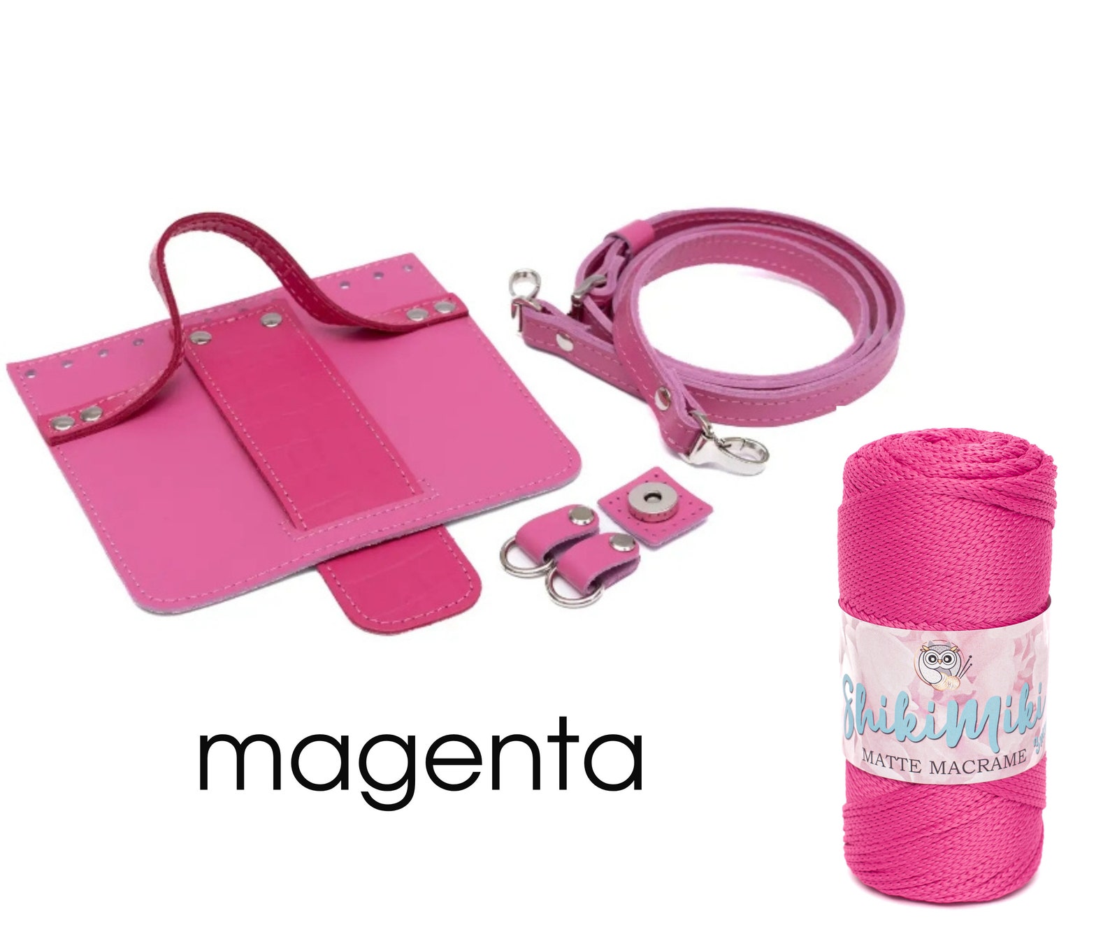 Crochet Bag Kit: Mia Crochet Bag Pattern and Video Tutorial With ...