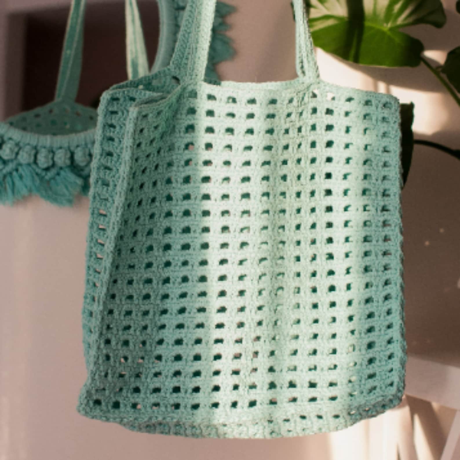 Crochet Bag Pattern, Easy-to-follow Crochet Bag Video Tutorial, Fruit ...