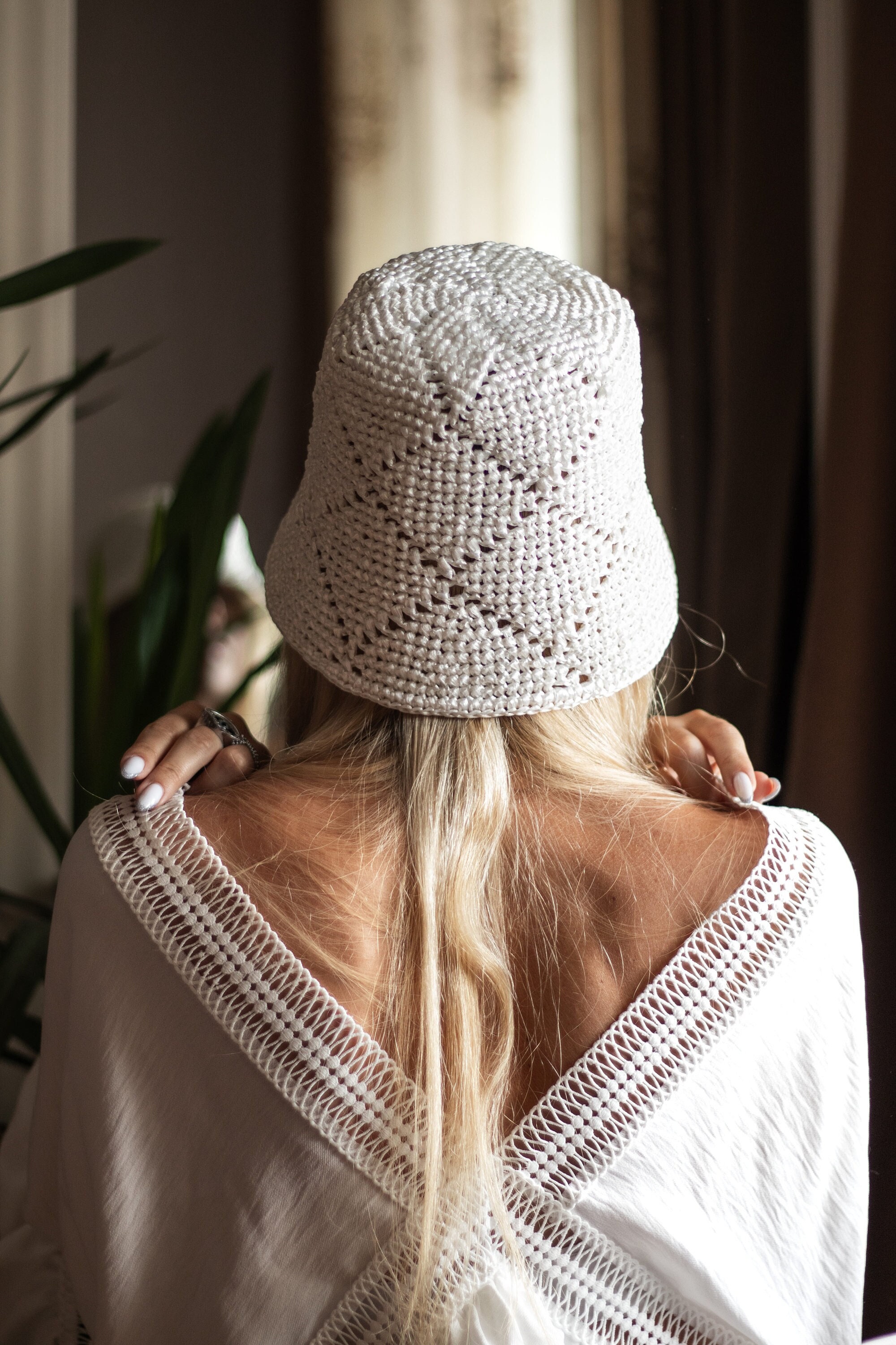 Crochet Bucket Hat Pattern, Granny Square Bucket Hat Pattern With Video ...