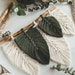 Macrame Pattern Feathers Wall Hanging, Feathers Macrame Video Tutorial ...